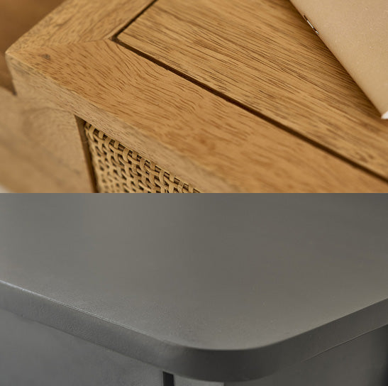 Tisch aus Mangoholz mit Nussbaum-Finish 180 cm | Berah Getah